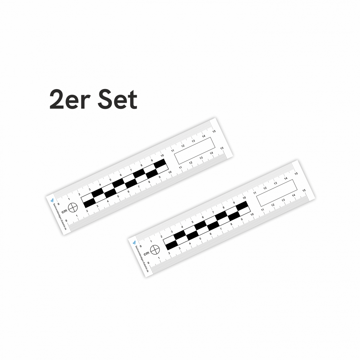 Effizientes Tatortlineal 2erSet - Sachverständigen Zubehör